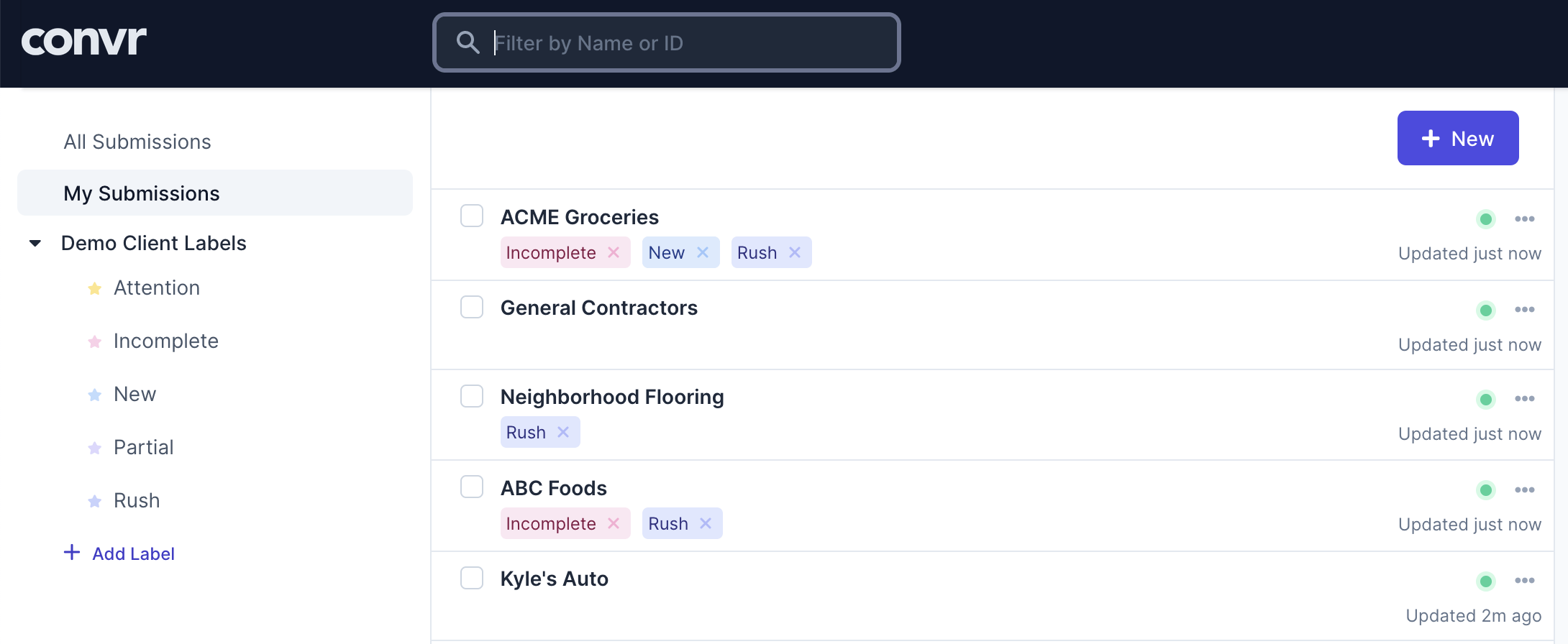 Convr Streamlining Submission Workflows with Auto-Labeling - Convr